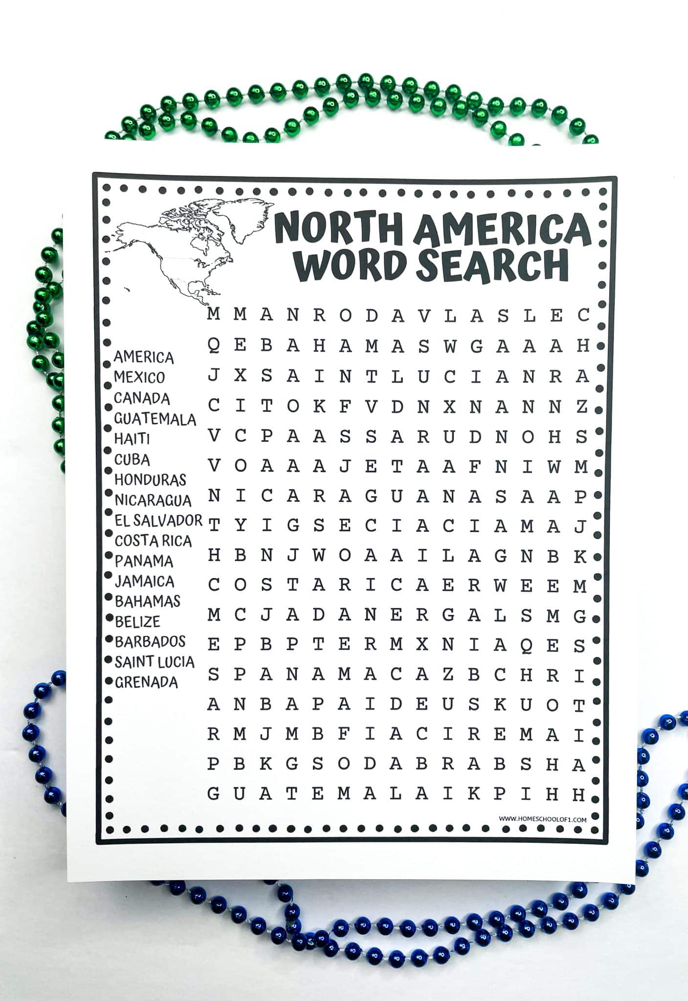 North America Worksheets (Free Geography Printables)