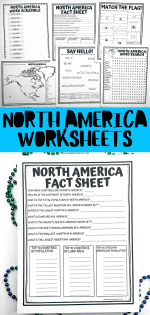 7 North America Worksheets (Free Geography Printables)