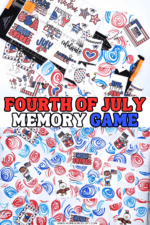 4th of July Memory Game Patriotic Fun (Free Printable)