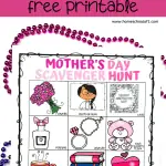 Free Mother's Day Scavenger Hunt Printable for Kids