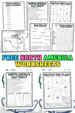 North America Worksheets (Free Geography Printables)