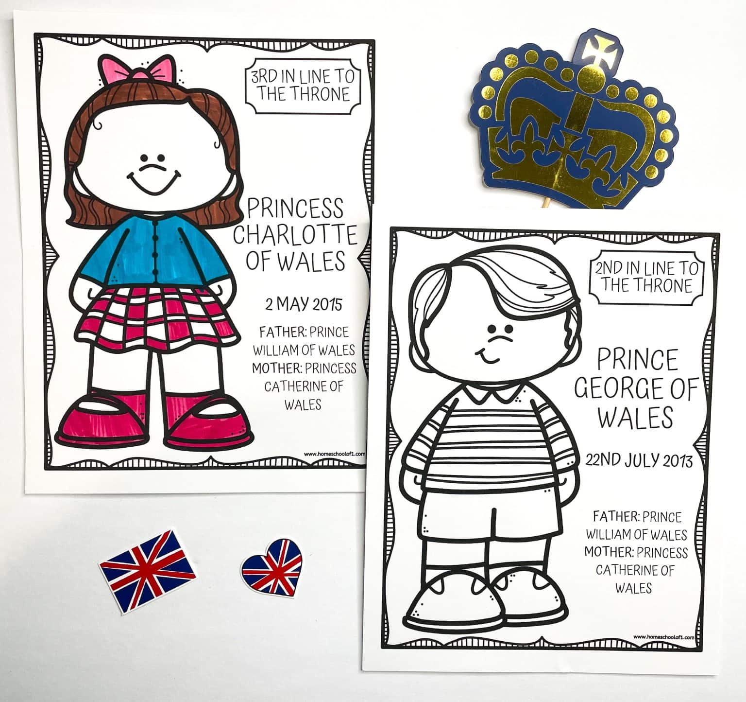 Free Royal Family Coloring Pages | 12 Fun Printables