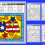 9 Free 4th of July Color By Number Printables