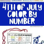 9 Free 4th of July Color By Number Printables