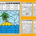 9 Free Summer Color by Number Printables