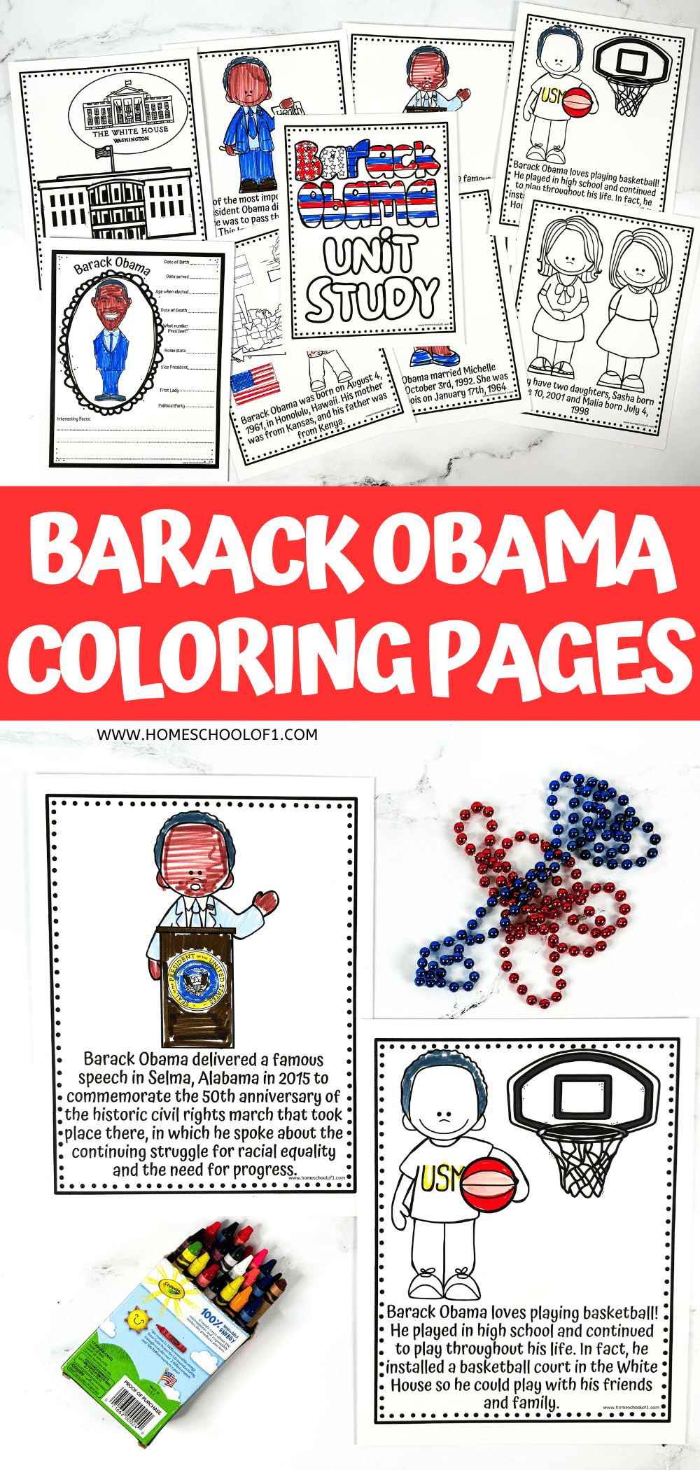 Barack Obama Worksheets For Kids