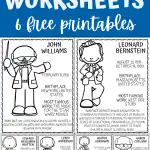 Free Famous Composer Worksheets