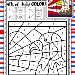 9 Free 4th of July Color By Number Printables