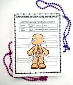 Free Endocrine System Worksheet for Kids