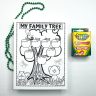My Family Tree Coloring Page (Free Worksheet)