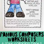 Free Famous Composer Worksheets