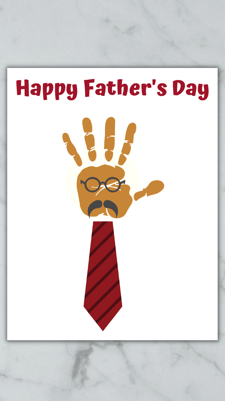 Free Father’s Day Handprint Printable Crafts