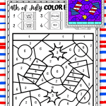 9 Free 4th of July Color By Number Printables