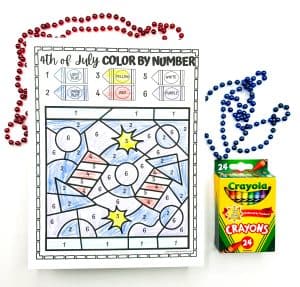 Free 4th of July Color By Number Printables