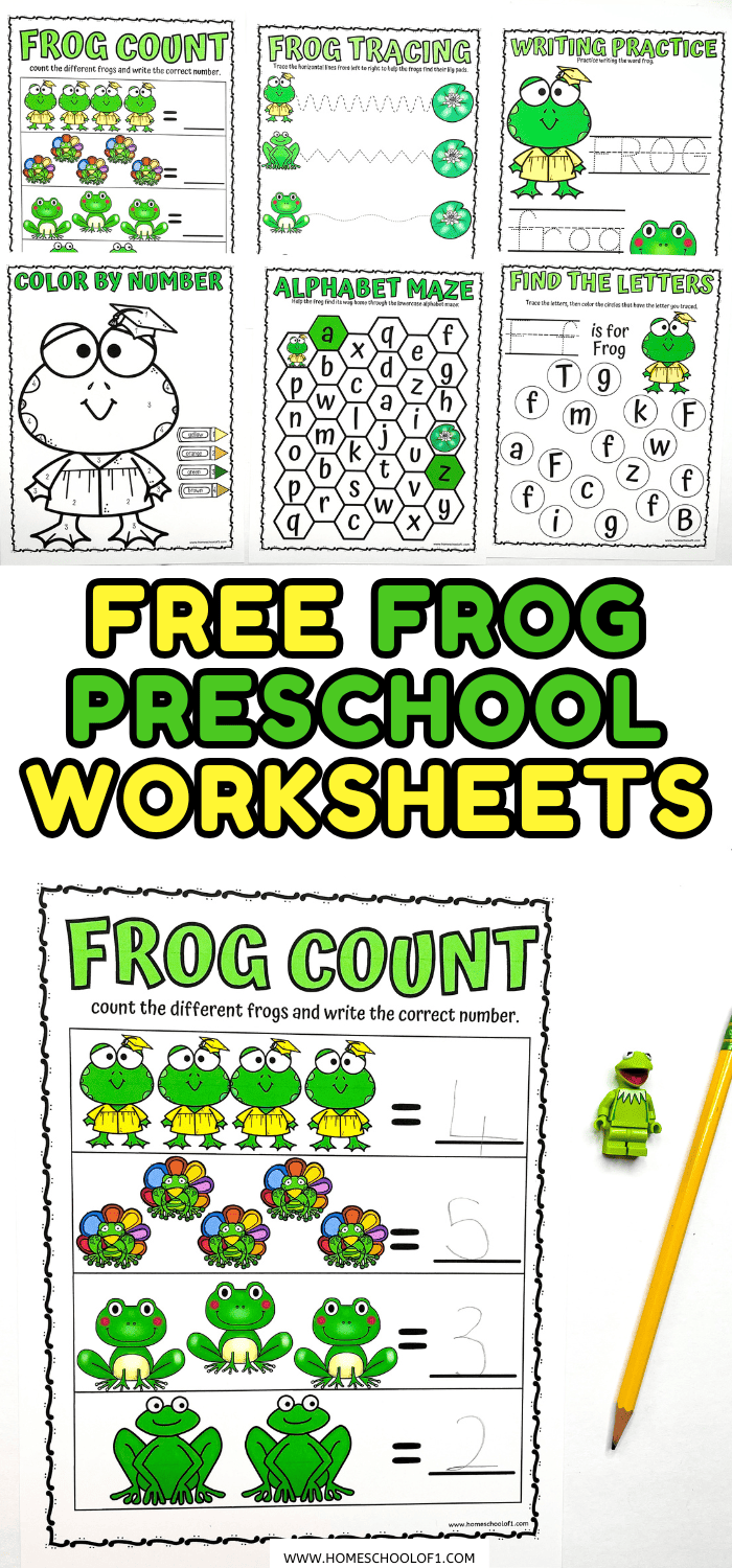 Free Preschool Frog Worksheets for Early Learning