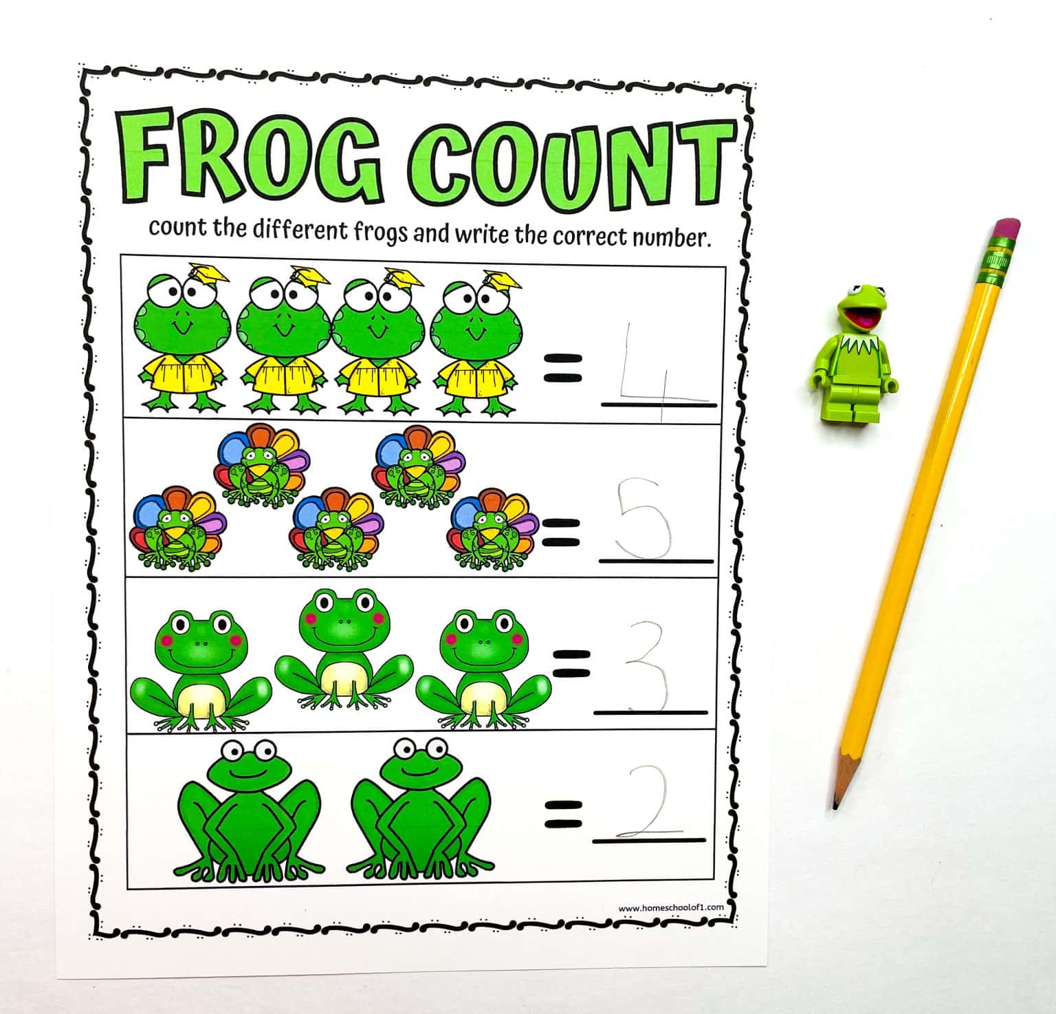Free Preschool Frog Worksheets for Early Learning