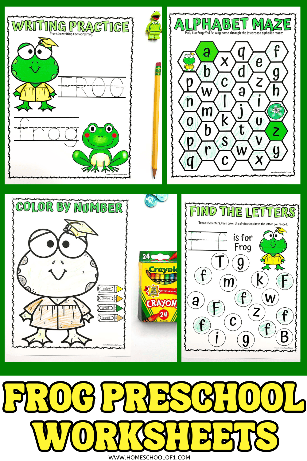 Free Preschool Frog Worksheets for Early Learning