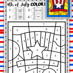 9 Free 4th of July Color By Number Printables