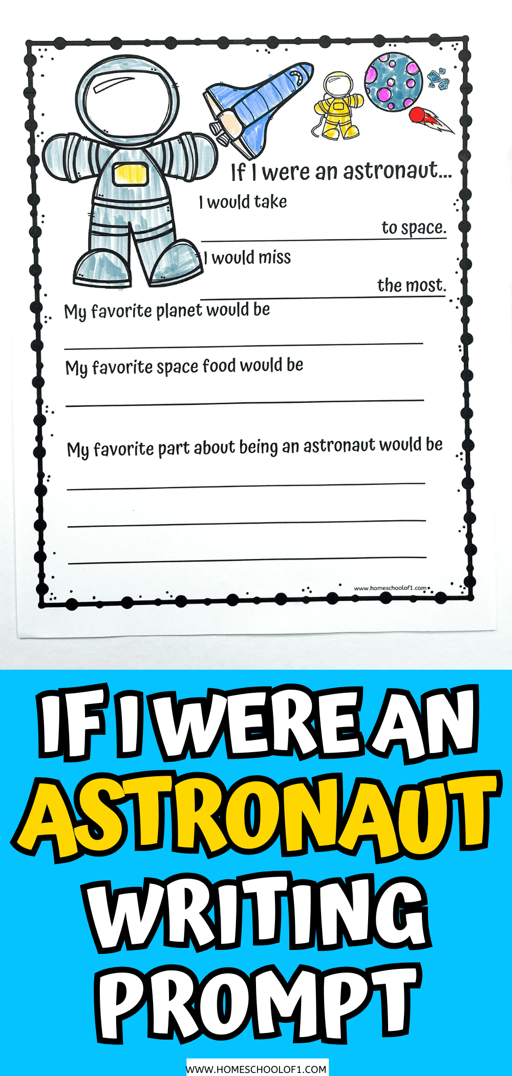 Free If I Were An Astronaut Writing Prompt