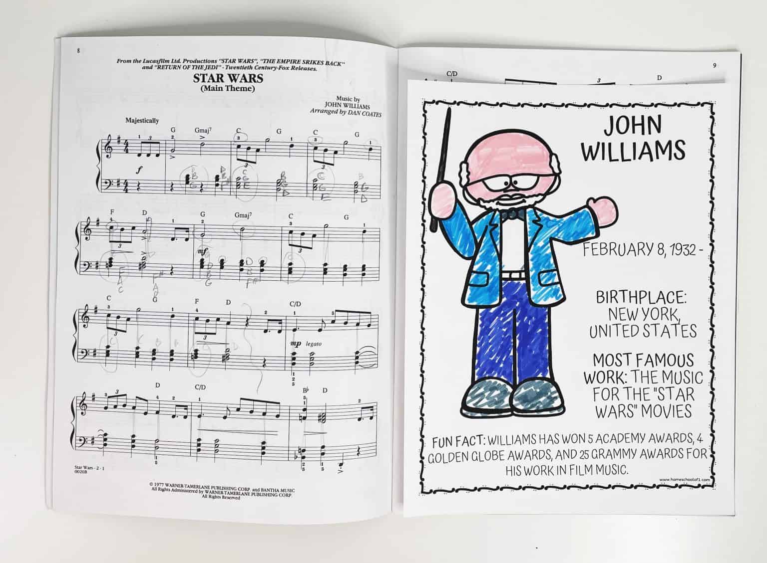 Free Famous Composer Worksheets