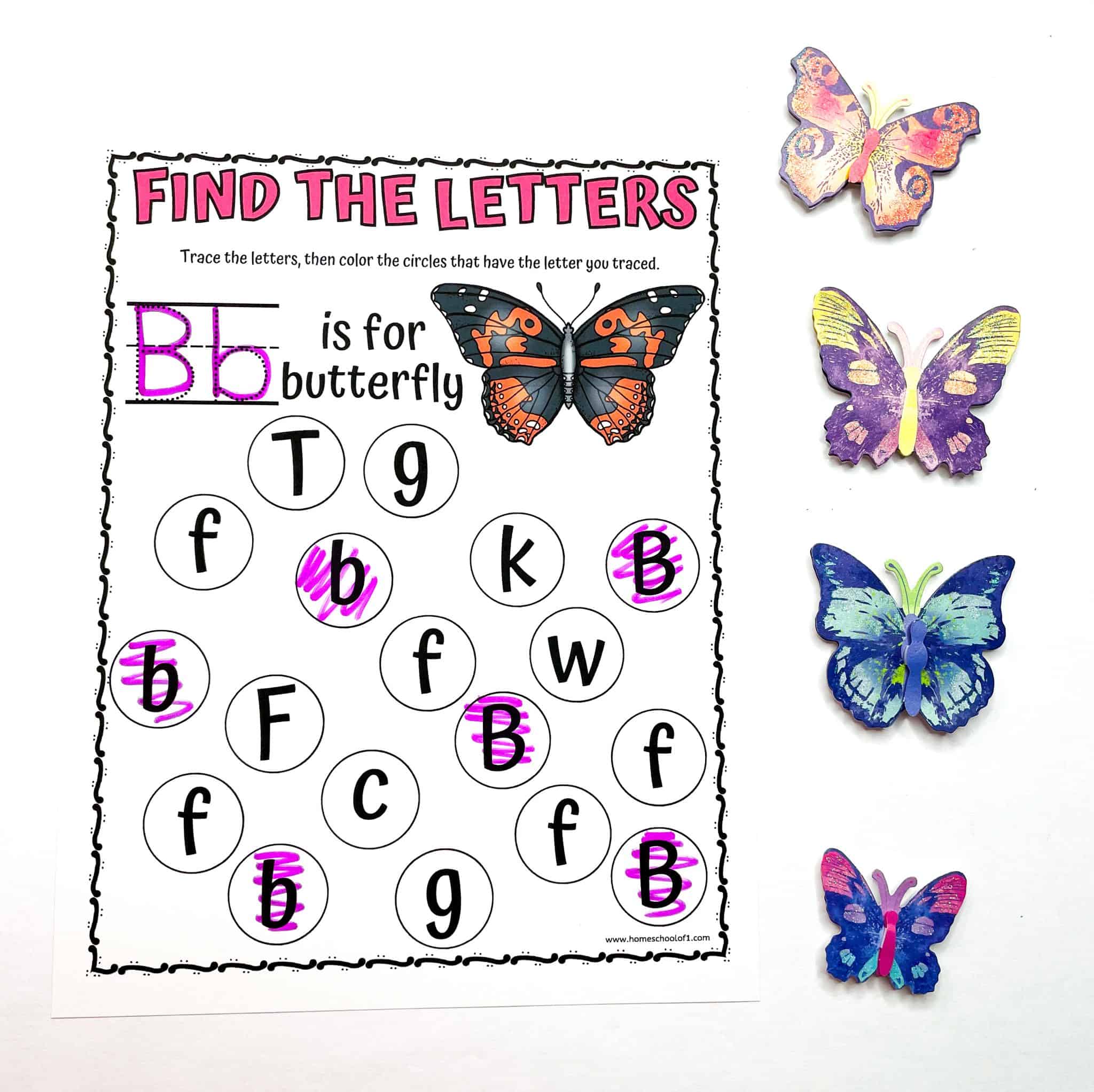 Preschool Butterfly Worksheets (Free Printables)