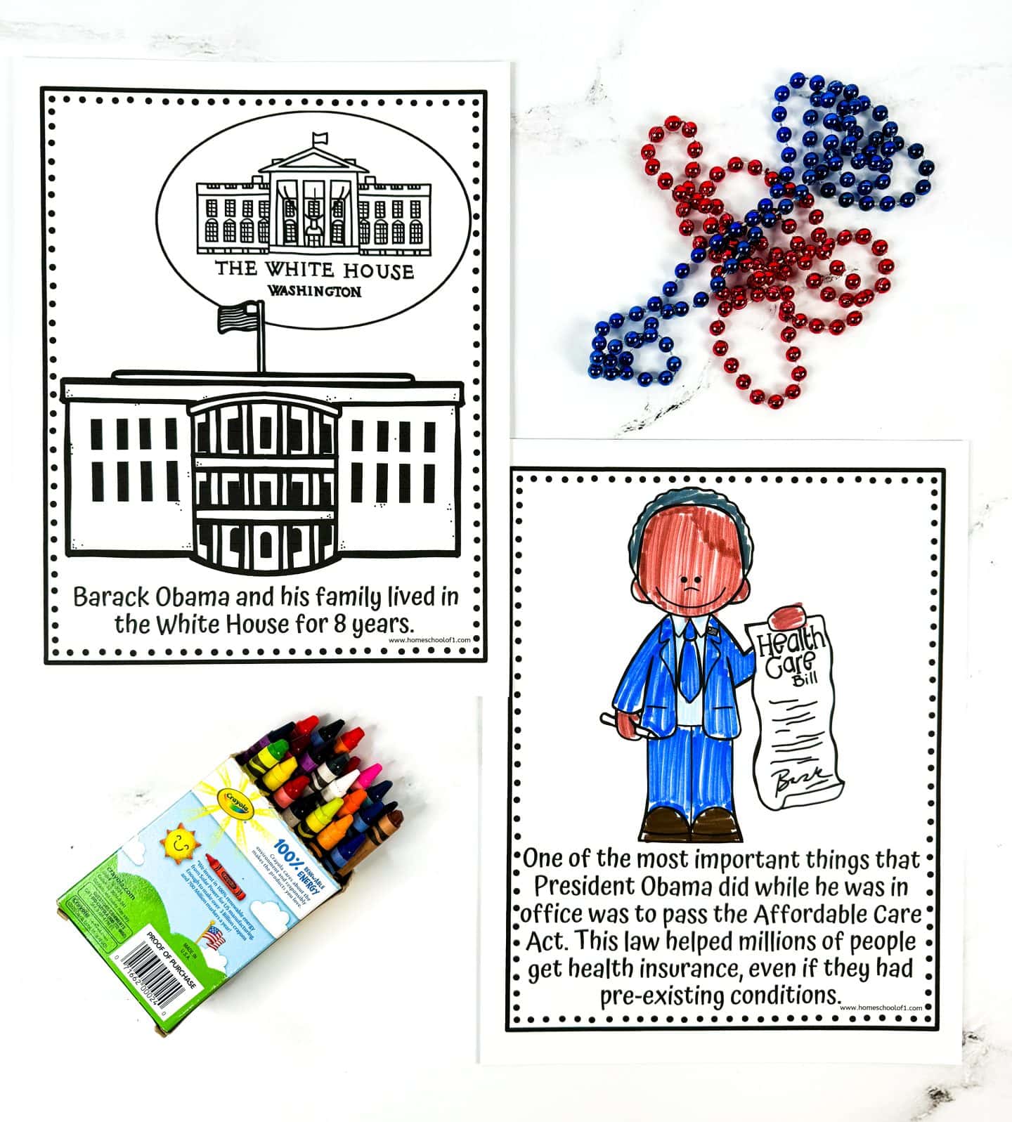 Barack Obama Worksheets For Kids