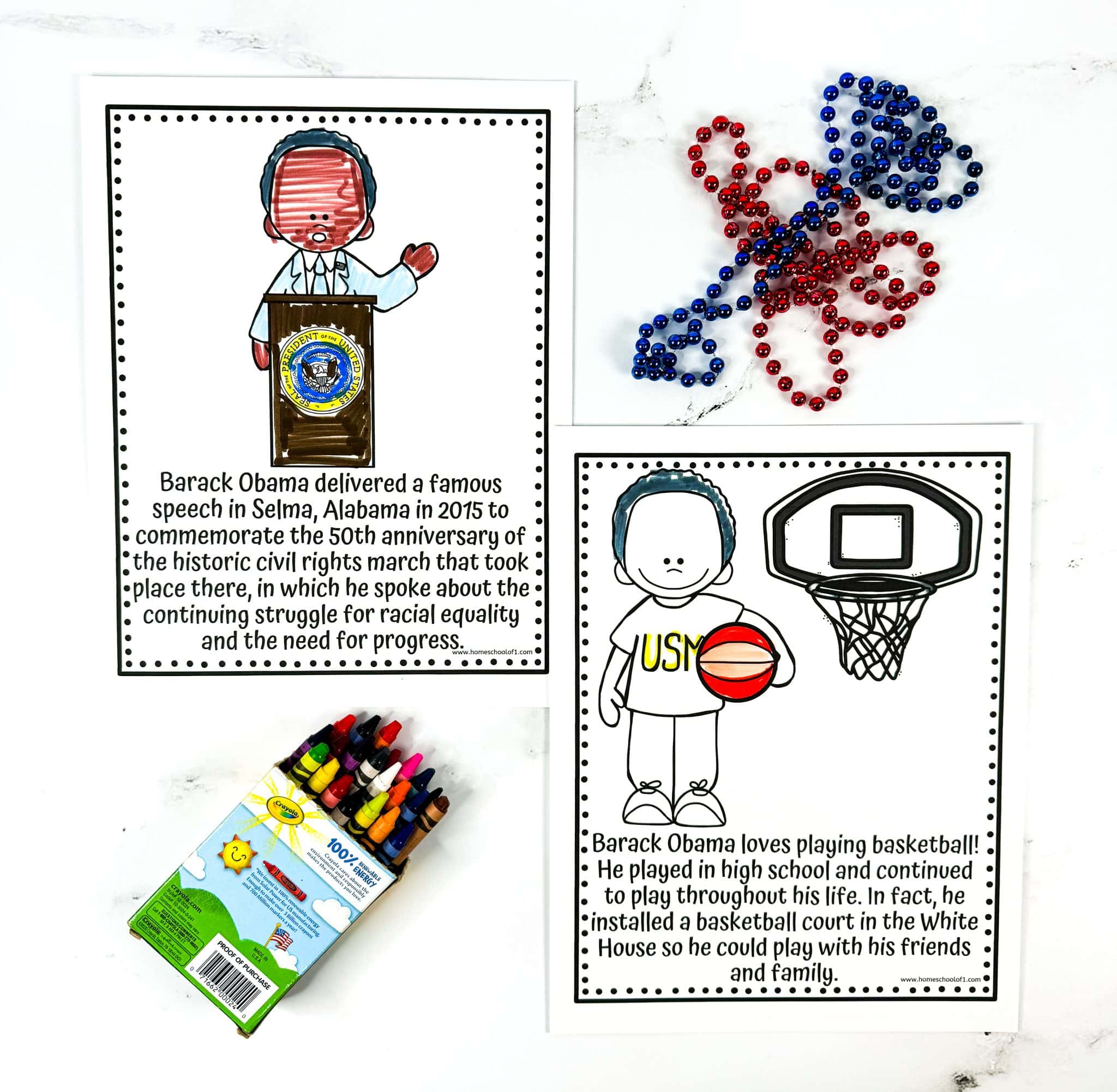 Barack Obama Worksheets For Kids