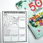 Free Printable State Facts Worksheet