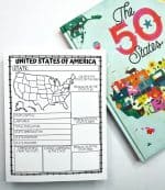 Free Printable State Facts Worksheet