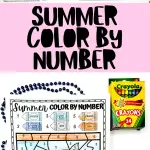 9 Free Summer Color by Number Printables