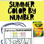 9 Free Summer Color by Number Printables