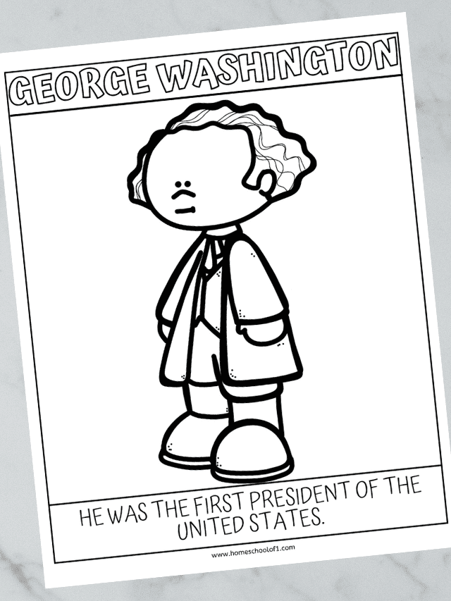 Founding Fathers Coloring Pages Story - Homeschool of 1