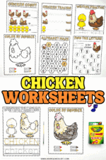 Free Chicken Worksheets for Preschoolers