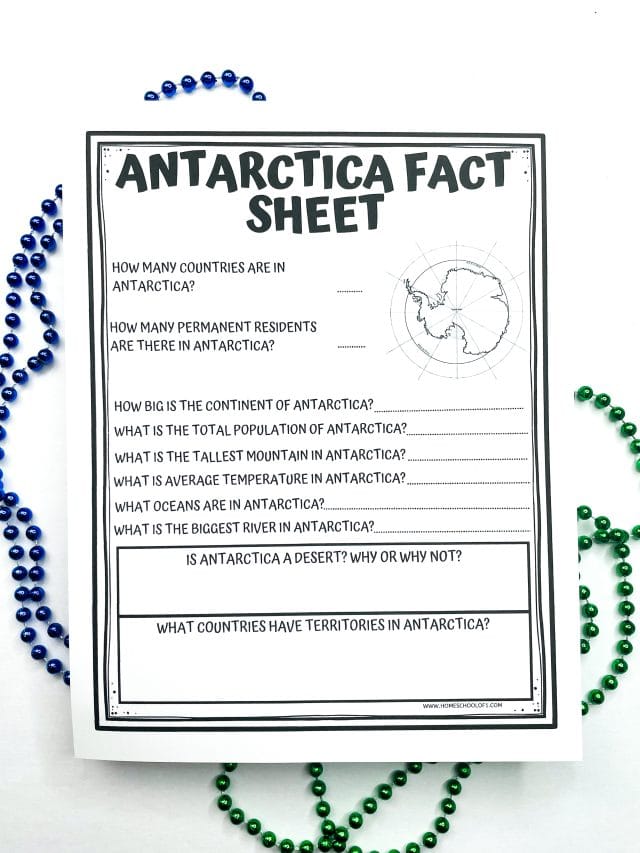 Free Printable Antarctica Worksheets for Kids