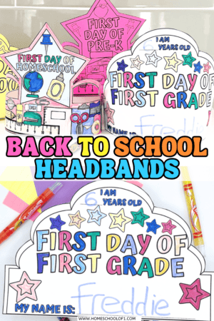 Free First Day of School Crown Printable