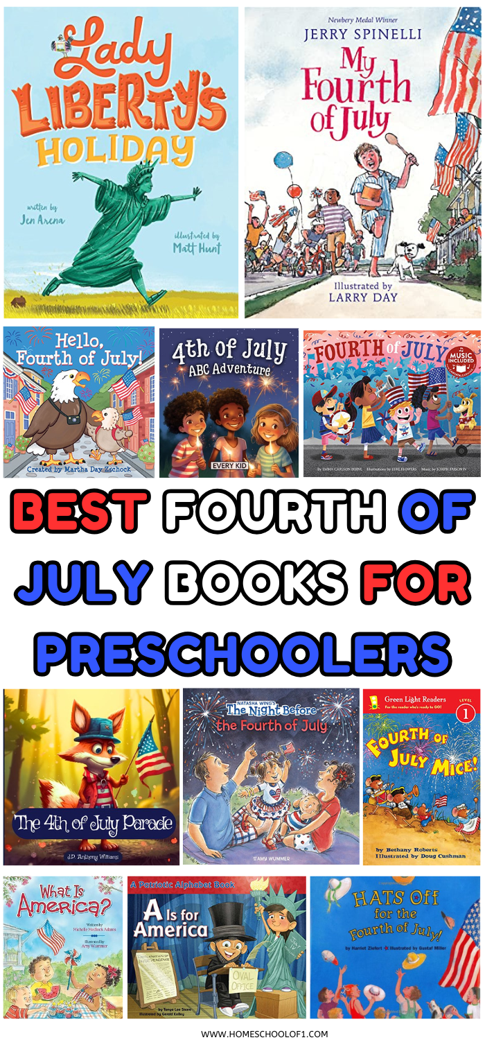 21 Best 4th of July Books for Preschoolers