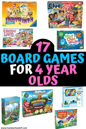 17 Best Board Games for 4 Year Olds - Homeschool of 1