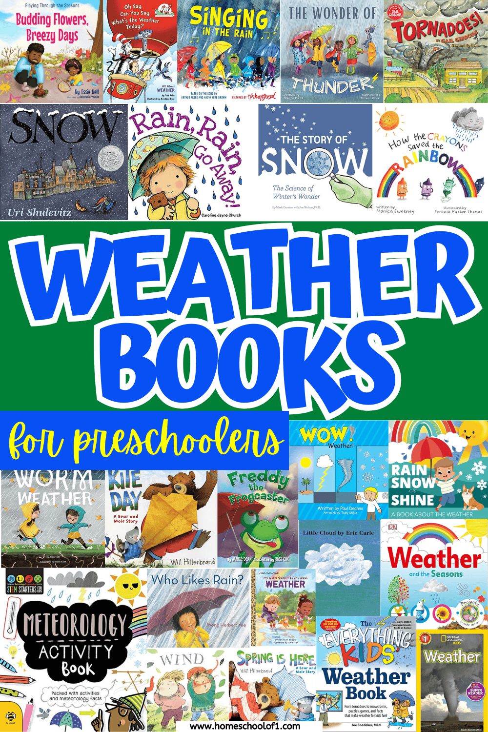 25 Best Books About Weather for Preschoolers