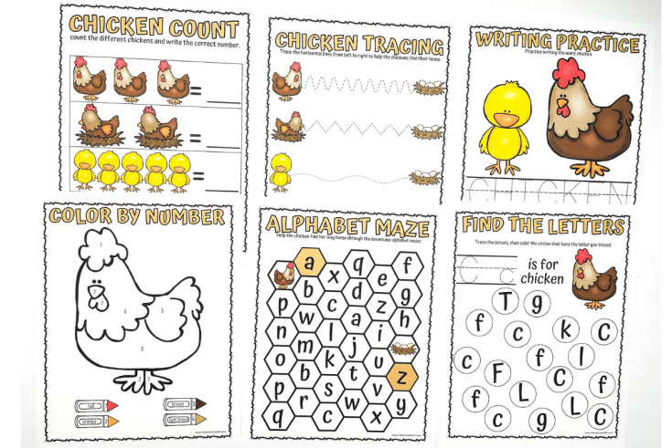 17 Chicken Activities for Preschoolers