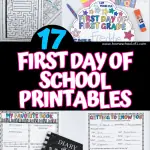 27 Free First Day of School Worksheets