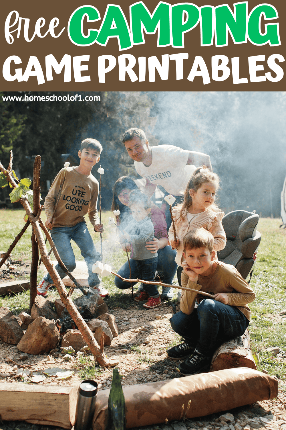 Fun Free Camping Game Printables for Kids