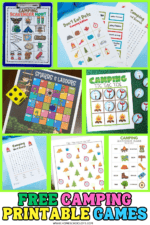 Fun Free Camping Game Printables for Kids