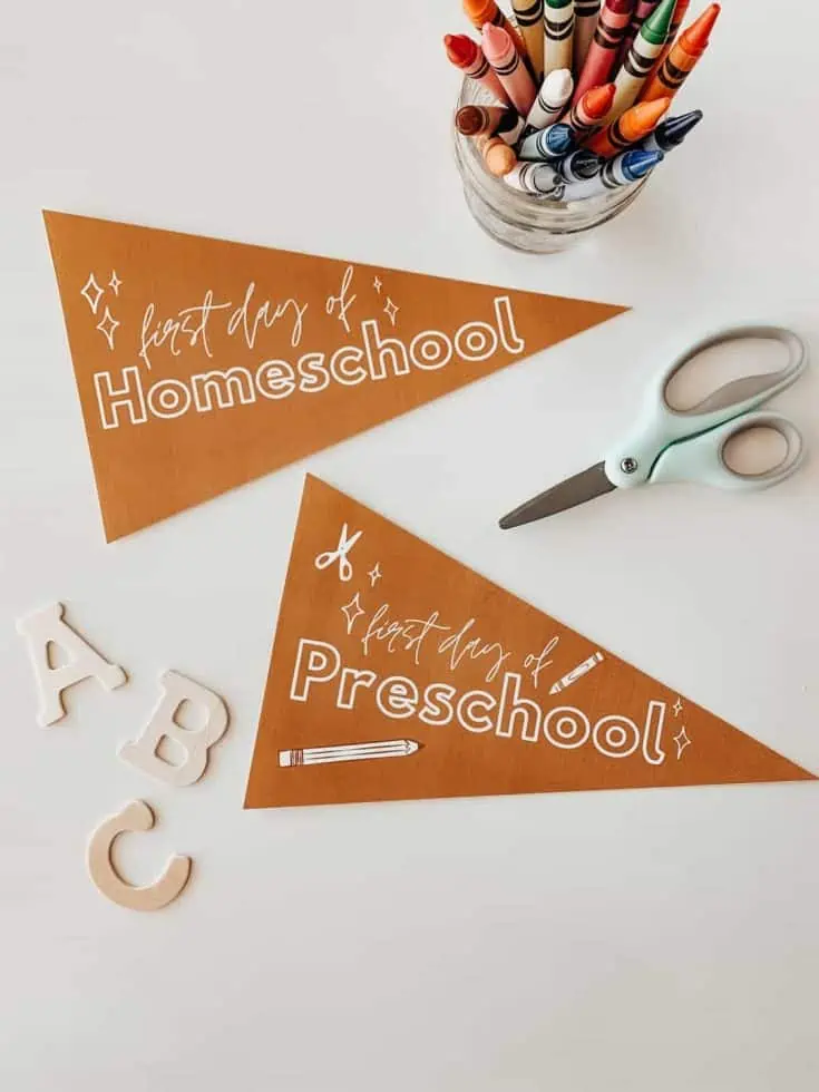 First Day Of Homeschool Printables For Fun