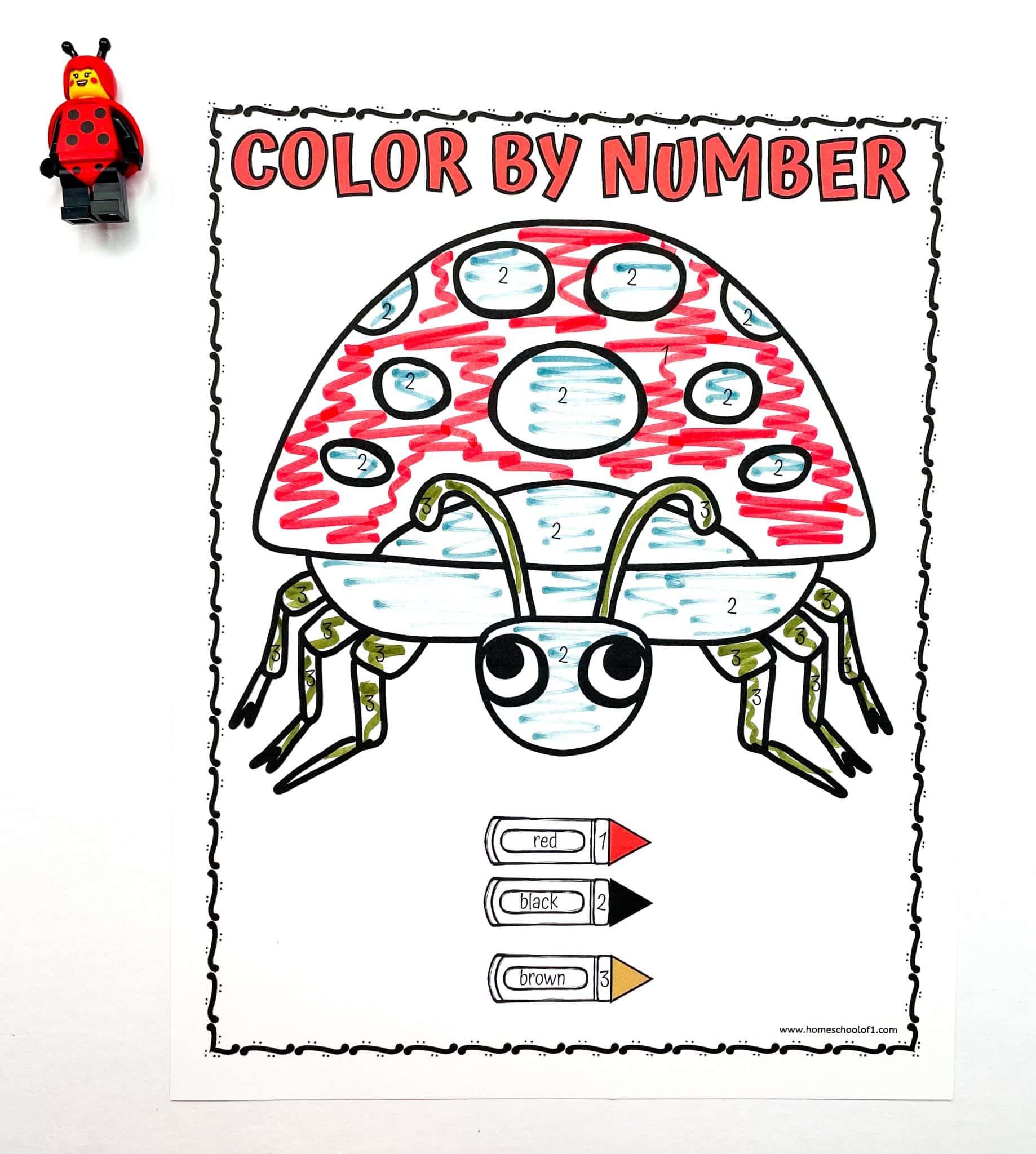 Free Ladybug Worksheets for Preschool Kids