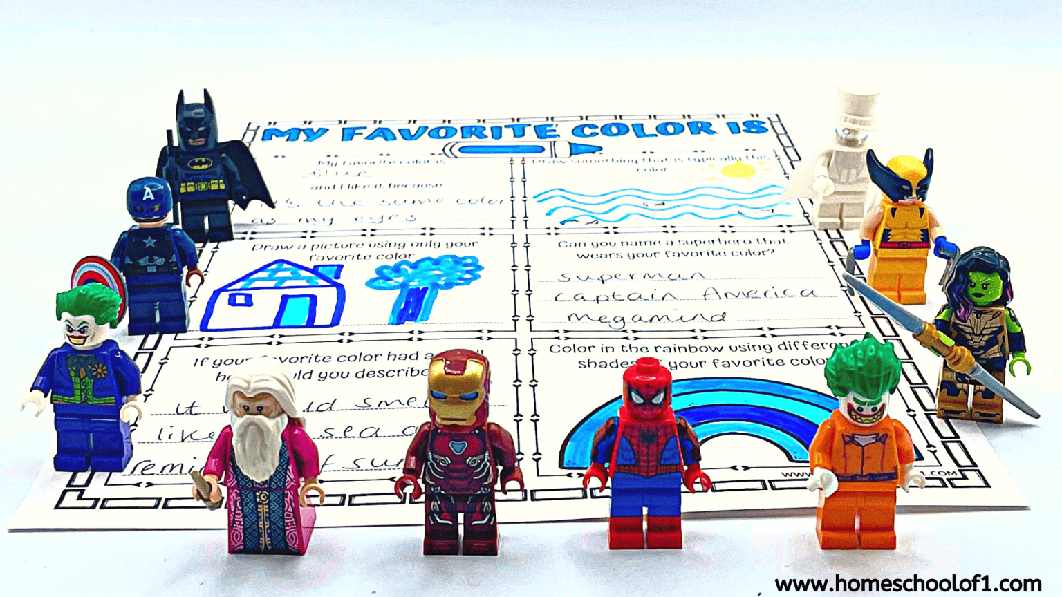 My Favorite Color Worksheet (Free Printable Activity for Kids)