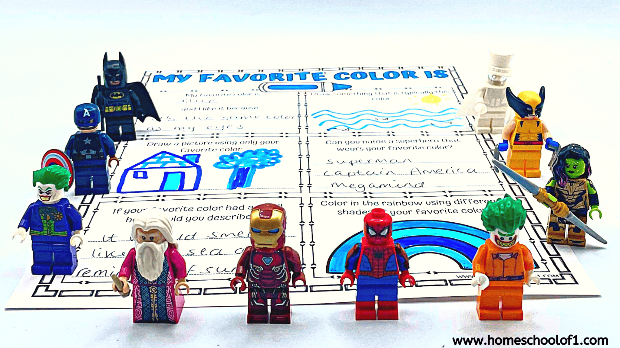 My Favorite Color Worksheet (Free Printable Activity for Kids)