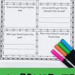 Free My Favorite Book Worksheet for Kids