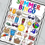 Summer Bingo Printable | A Free Game For Kids