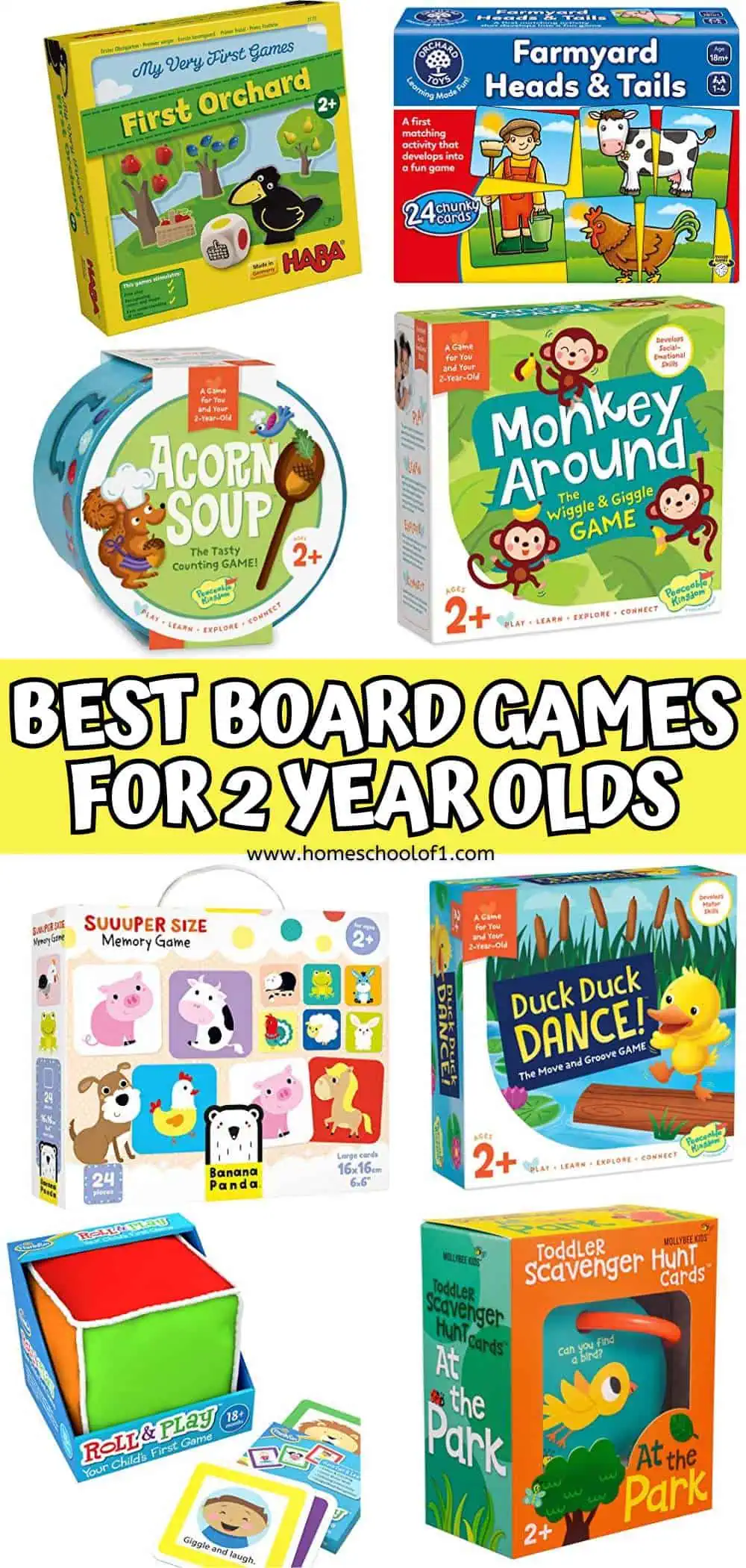 16 Best Board Games for 2 Year Olds (in 2025)