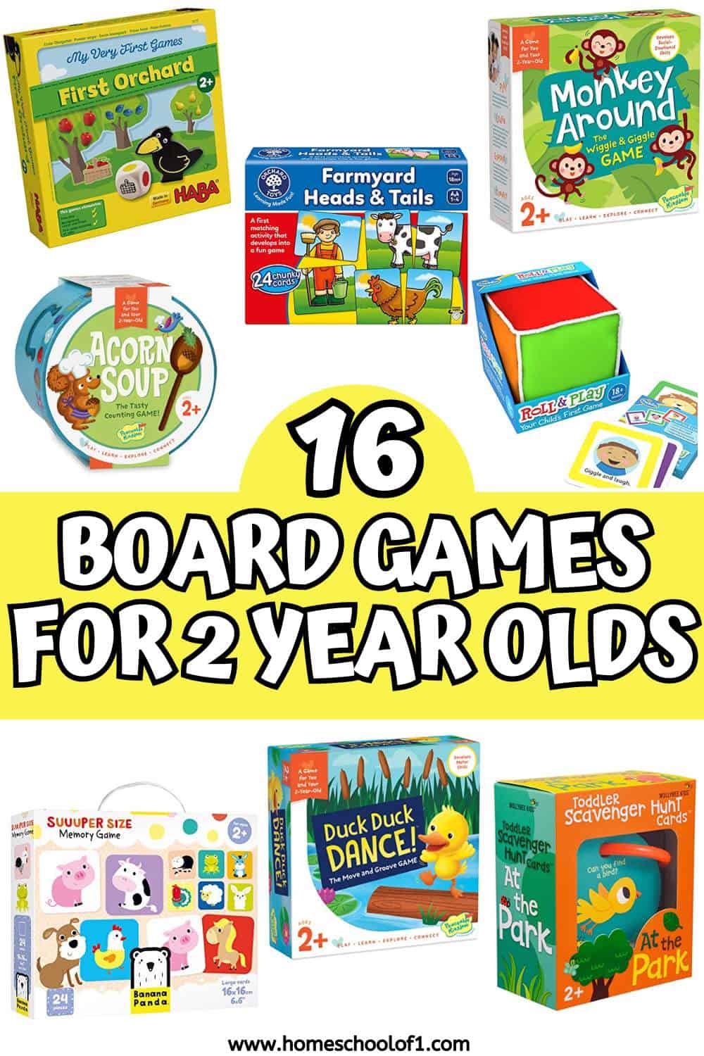 16 Best Board Games for 2 Year Olds (in 2024)